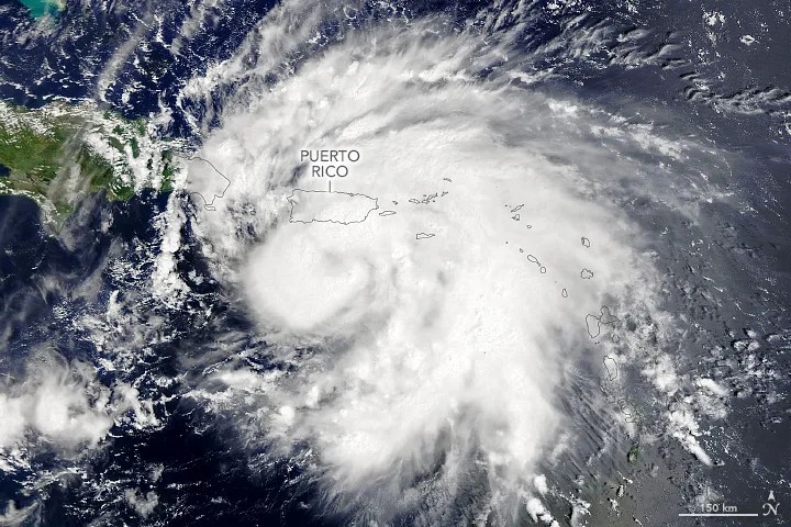 Potente tormenta azota Puerto Rico - NASA Ciencia
