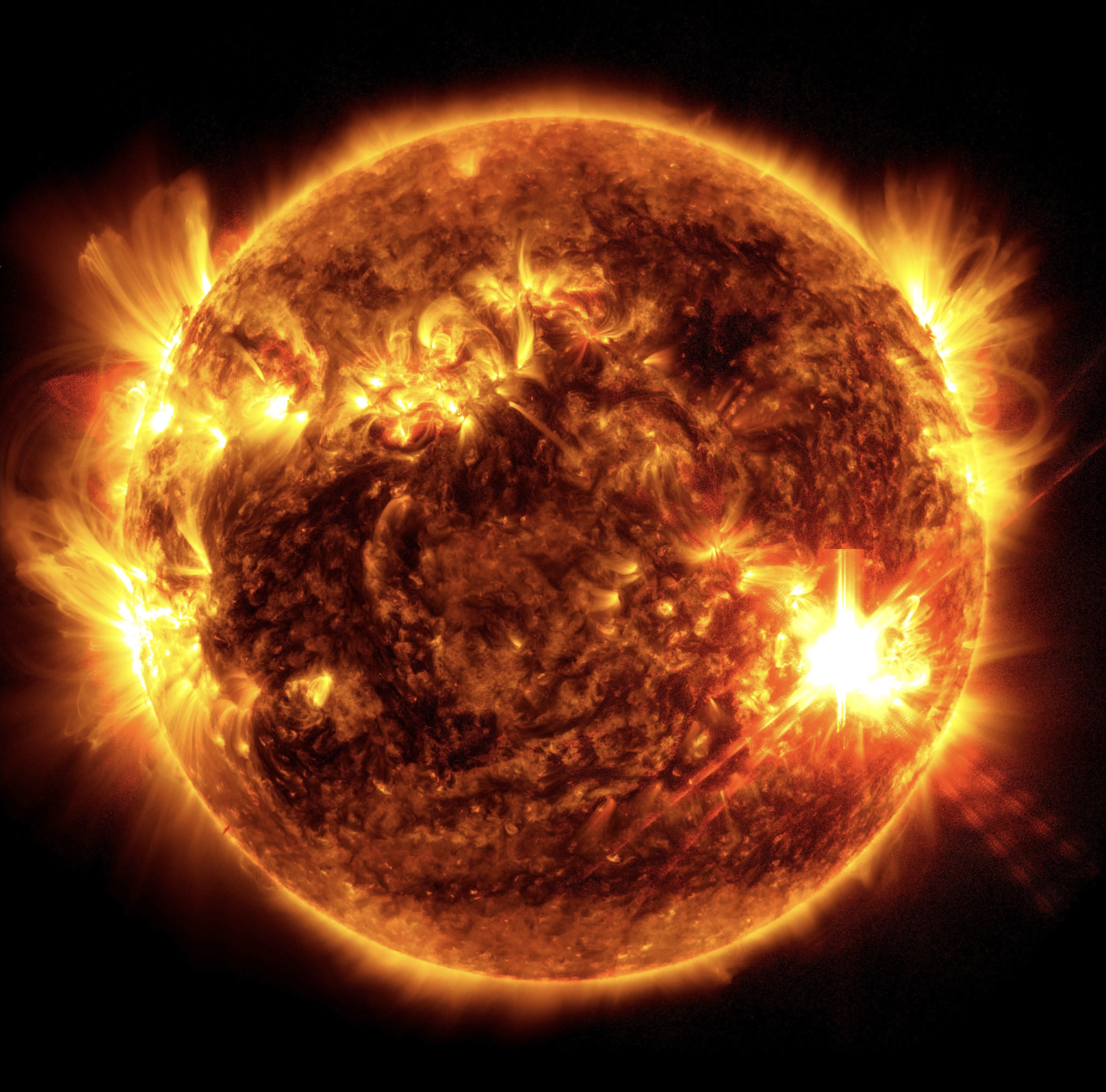 Cómo la NASA hizo seguimiento a la tormenta solar más intensa en ...